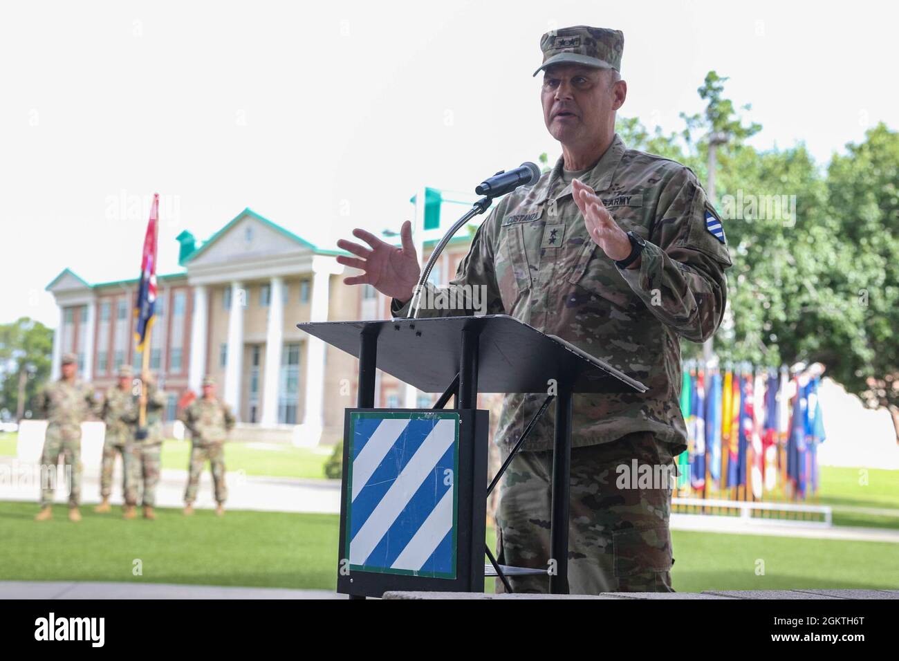 Maj. Gen. Charles D. Costanza, 3rd Infantry Division commanding general ...