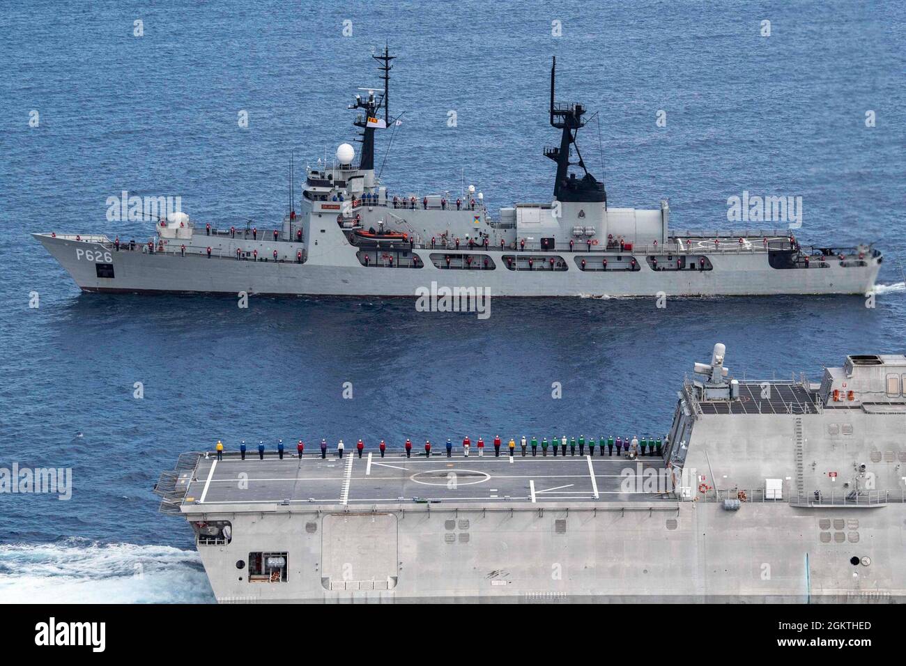210630-N-WU807-1751 INDIAN OCEAN (June 30, 2021) Independence-variant ...