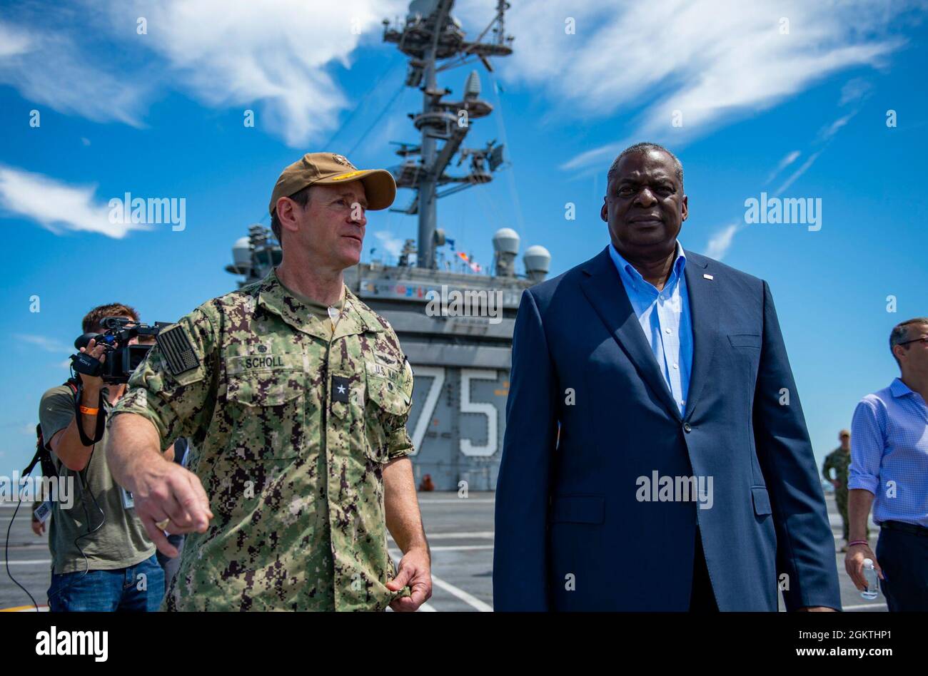 210630-N-NV699-1119 NORFOLK, Va. (June 30, 2021) Rear Adm. Ryan Scholl ...