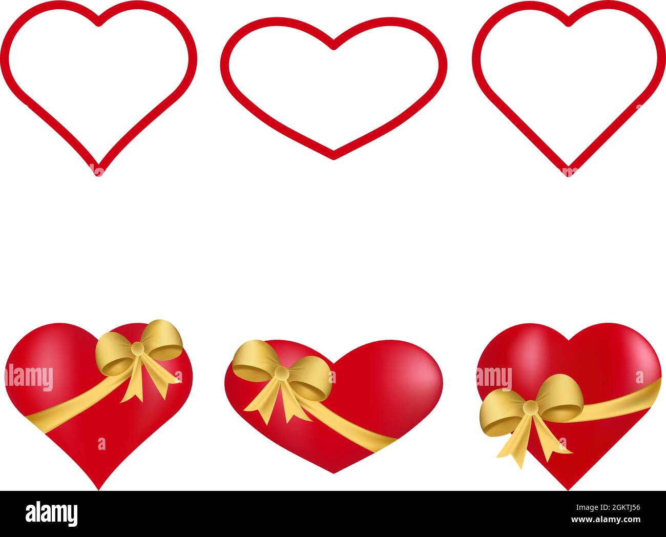 Pink heart shapes in Cut Out Stock Images & Pictures - Alamy