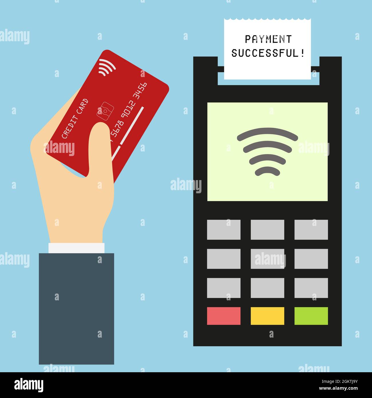 Contactless payment, nfc, credit card purchase, payment, tap to pay ...