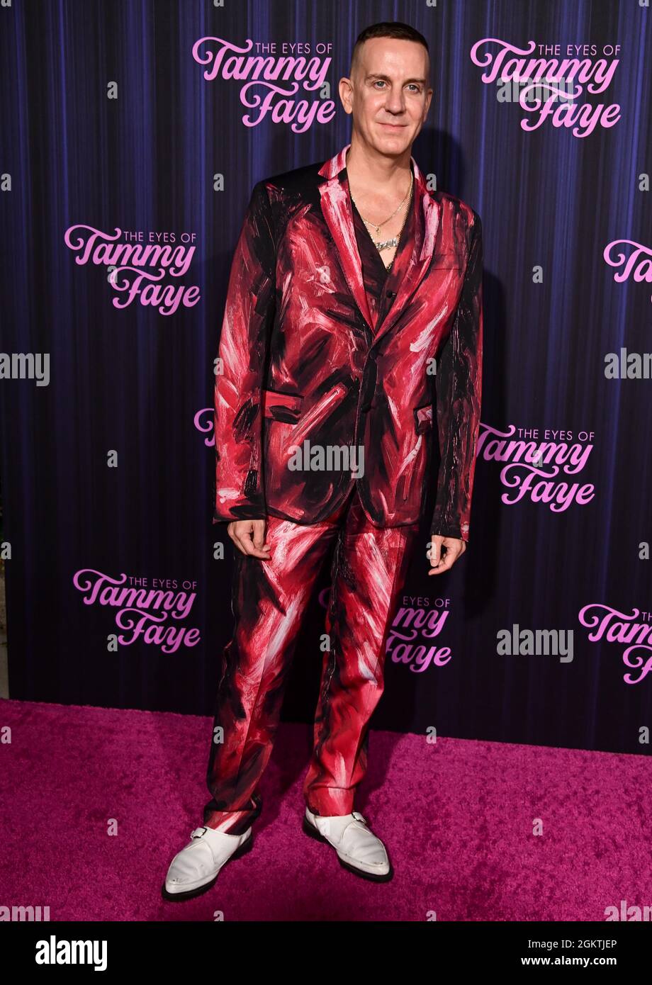 Fashion Designer Jeremy Scott during The Eyes of Tammy Faye New York ...