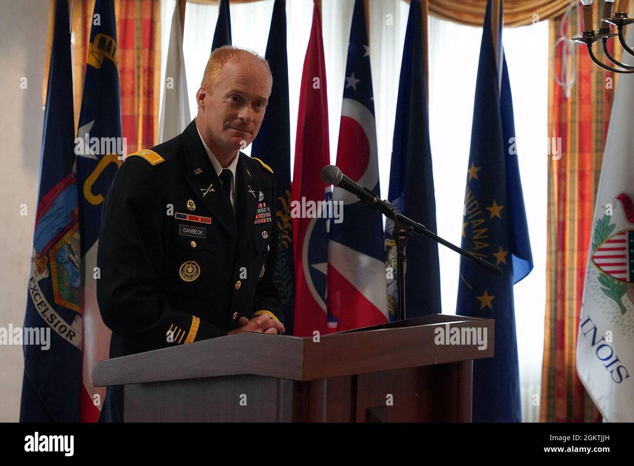 USAG Bavaria Garrison Commander Col. Christopher Danbeck kicked of the ...