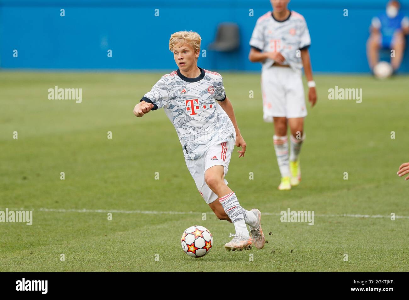 Sant Joan Despi, Spain. 14th Sep, 2021. Frans Kratzig (Bayern) Football ...
