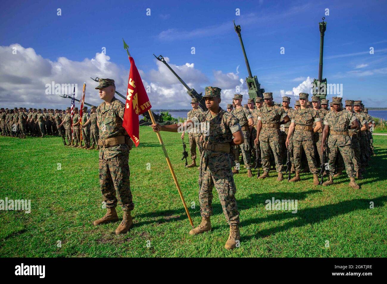 U.S. Marines with the 2d Battalion, 10th Marine Regiment (2/10), 2d ...