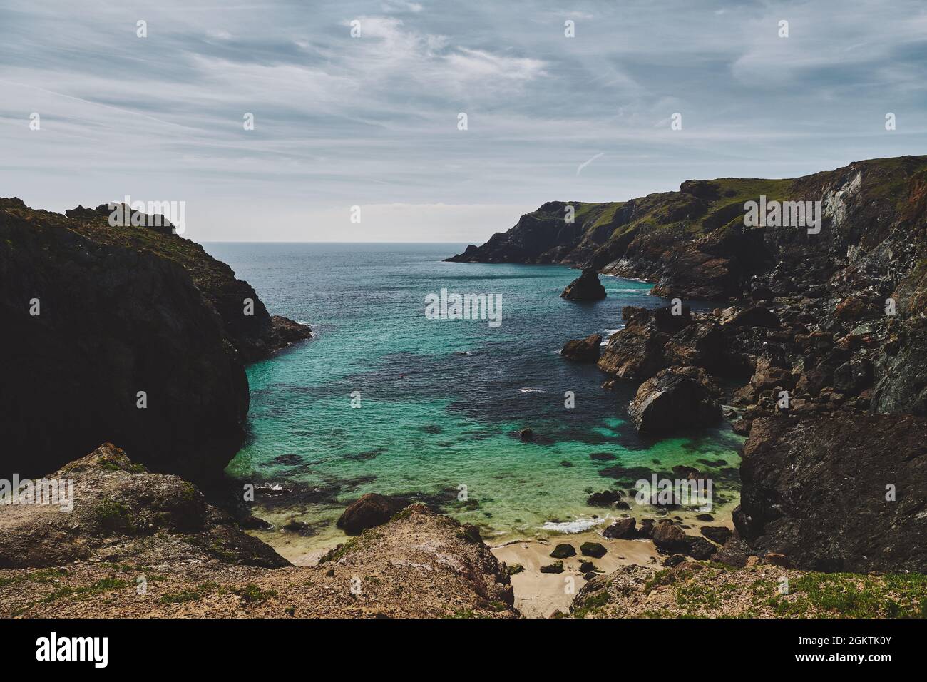 Landscape image from Cornwall in England Stock Photo - Alamy