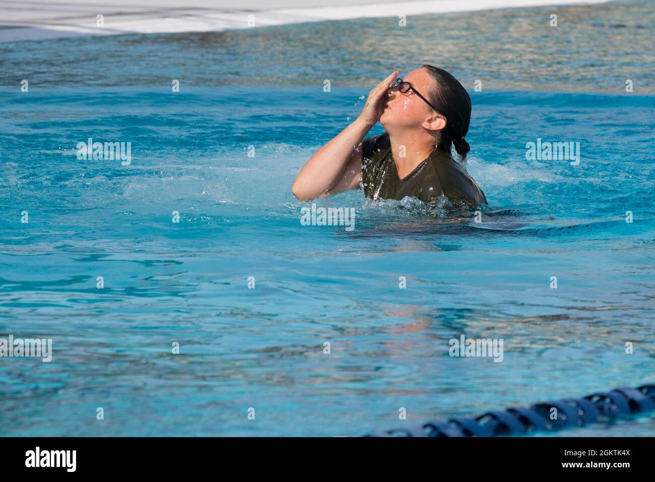U.S. Marine Corps Lance Cpl. Kayla Meredith, a self-help liaison with ...
