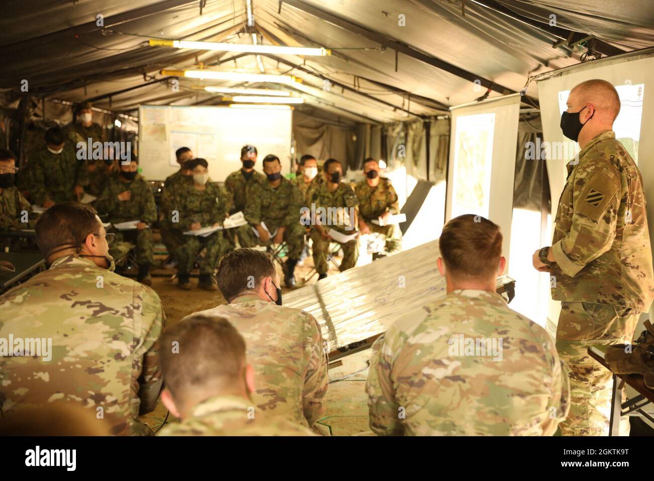 U.S. Army 1st Lt. Austin Tilghman, the battalion intelligence officer ...