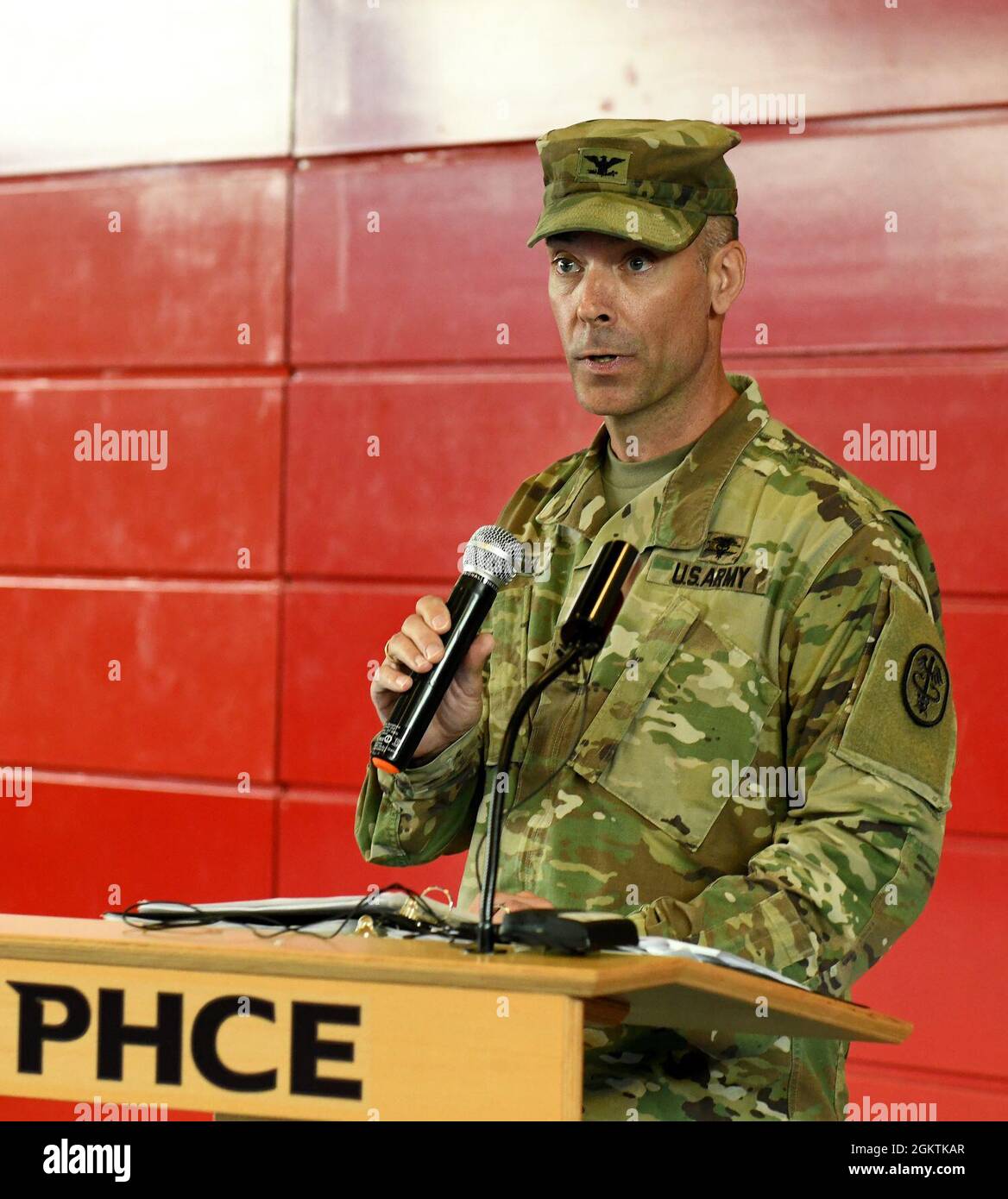 U.S. Army Col. Kenneth D. Spicer, Public Health Command Europe ...