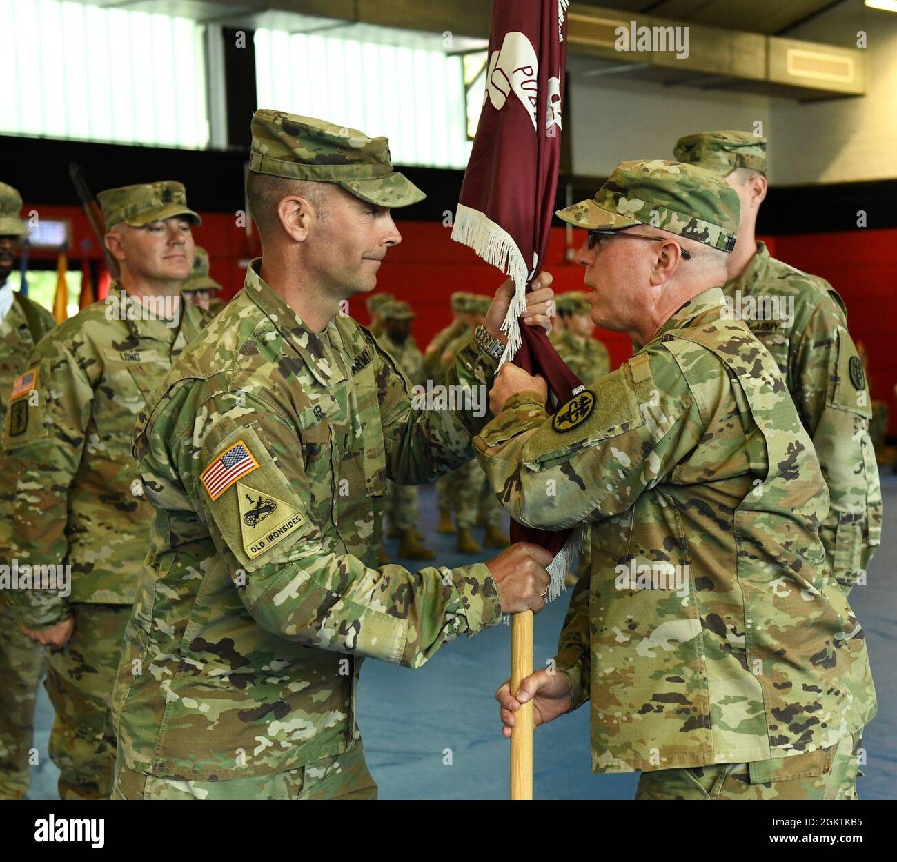 U.S. Army Brig. Gen. Mark W. Thompson, commanding general, Regional ...