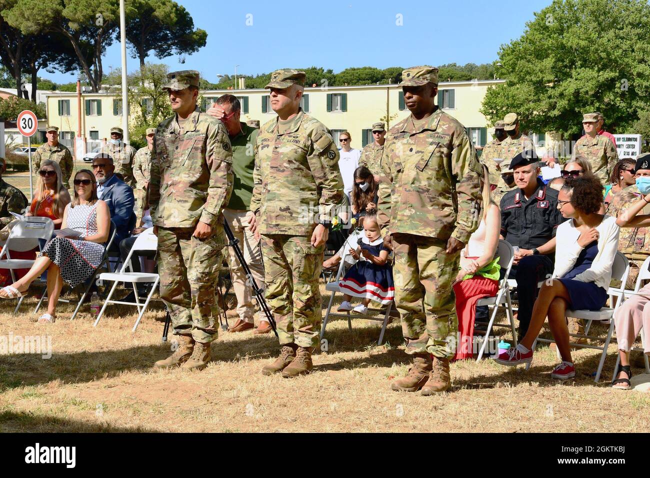 (From left to right) U.S. Army Lt. Col. Scott F. Wyatt, outgoing ...