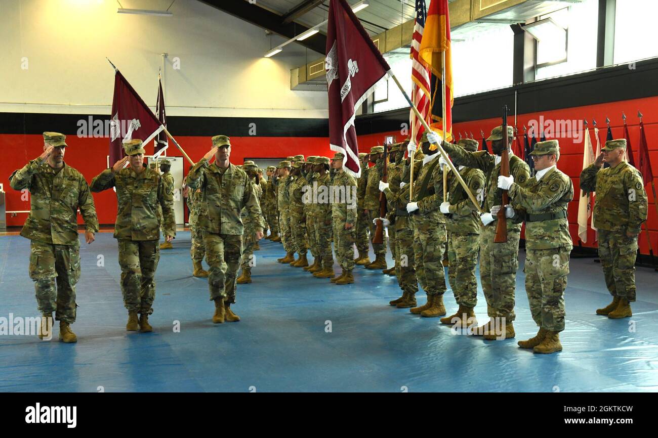 (From left to right) U.S. Army Col. Kenneth D. Spicer, incoming ...