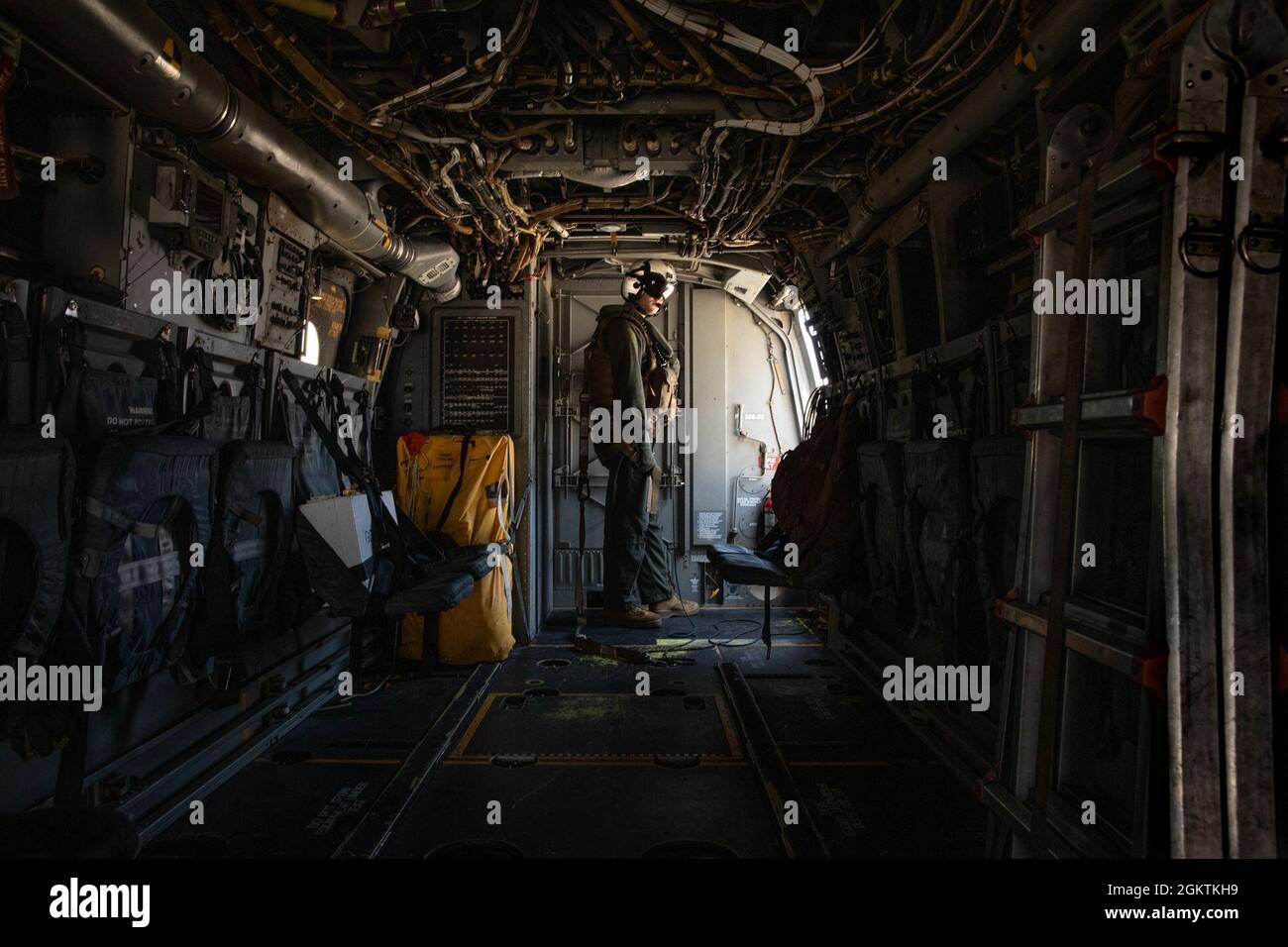 U.S. Marine Corps Lance Cpl. Louis J. Donatucci III, a tiltrotor crew ...