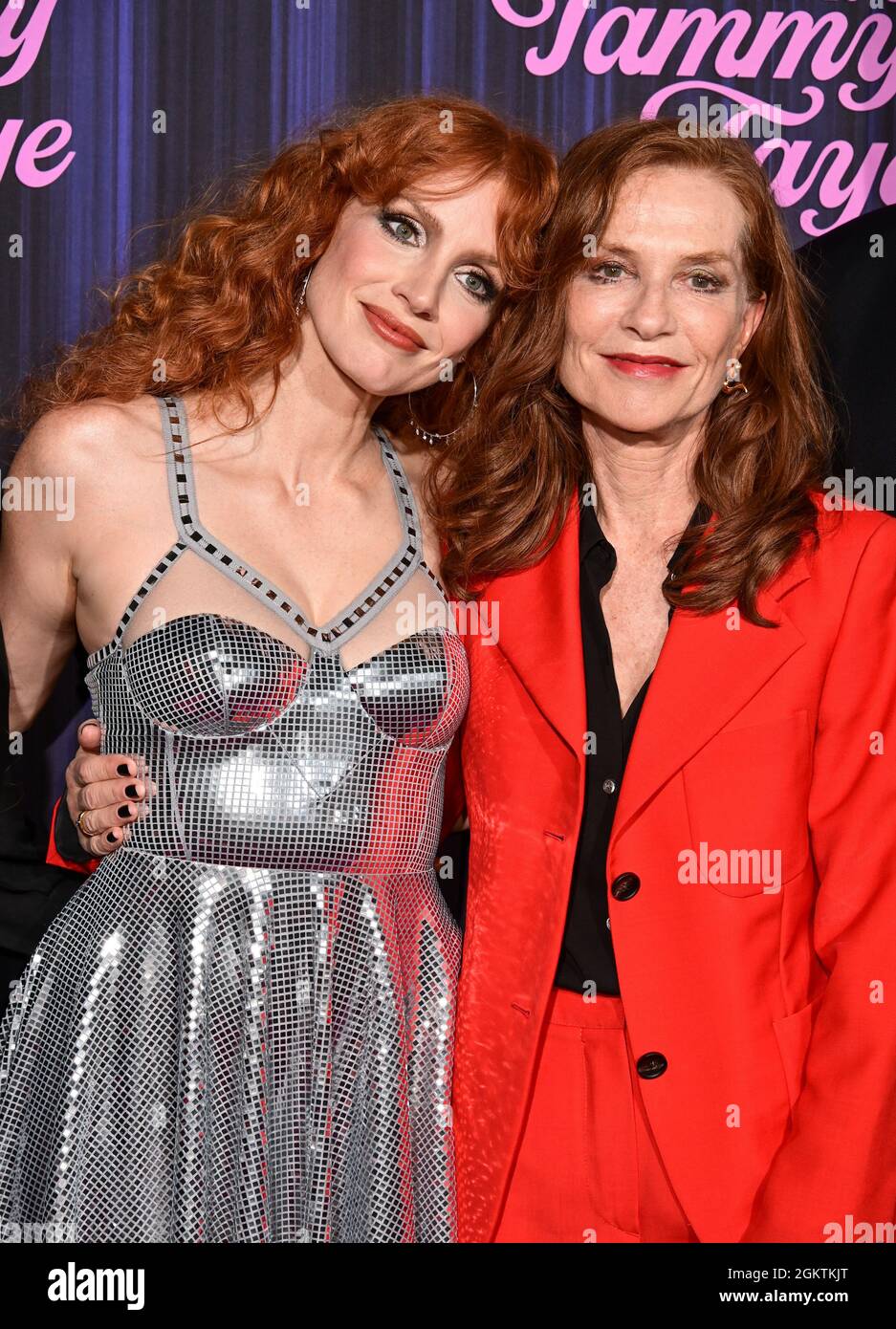 Jessica Chastain, Isabelle Huppert during The Eyes of Tammy Faye New ...