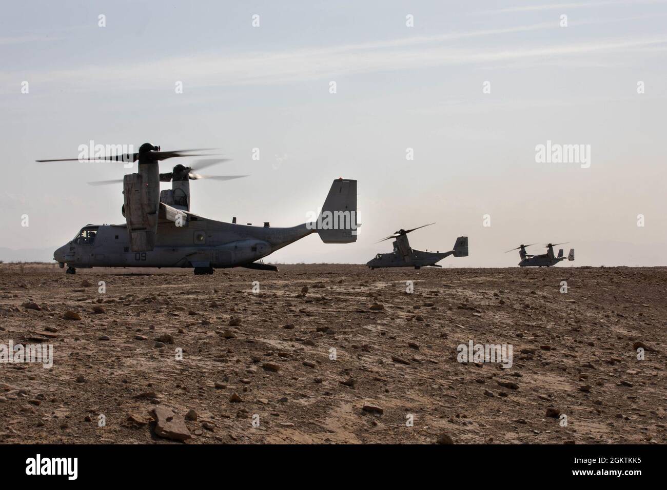 U.S. Marine Corps aircraft with Marine Medium Tiltrotor Squadron (VMM ...