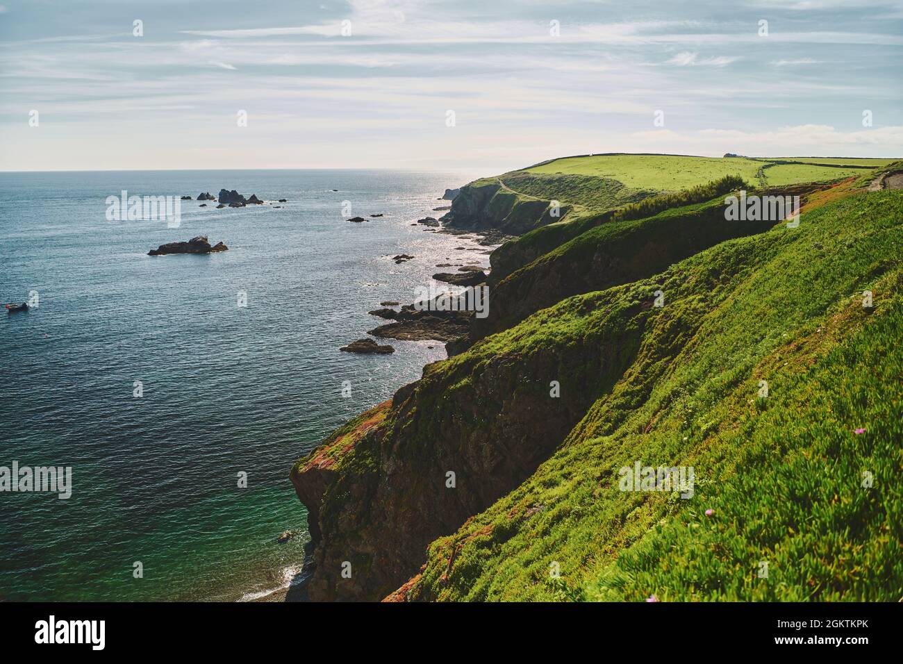 Landscape image from Cornwall in England Stock Photo - Alamy