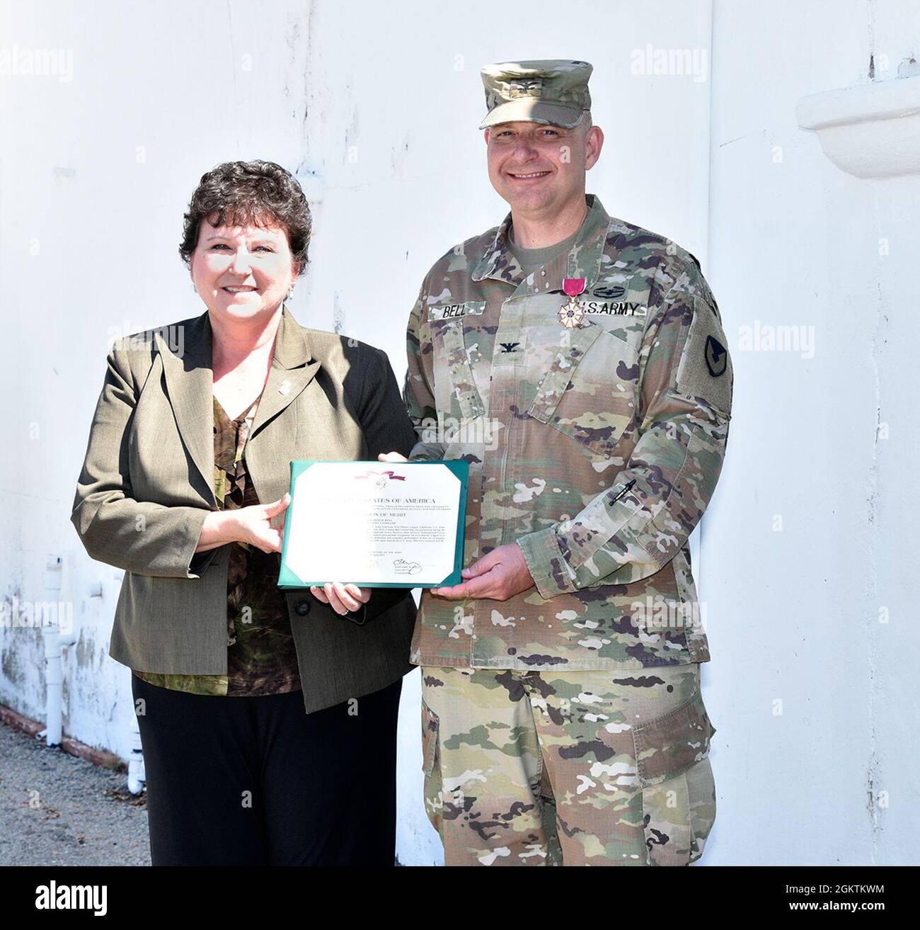 Col. Charles R. Bell, Jr. received the Legion of Merit Award from ...