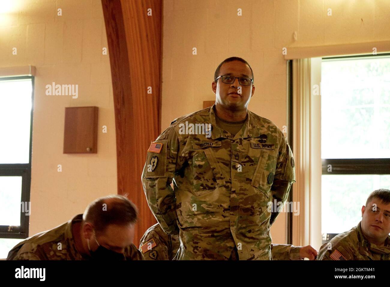 Sgt. 1st Class Ralph Boyd, transportation branch staff movement ...