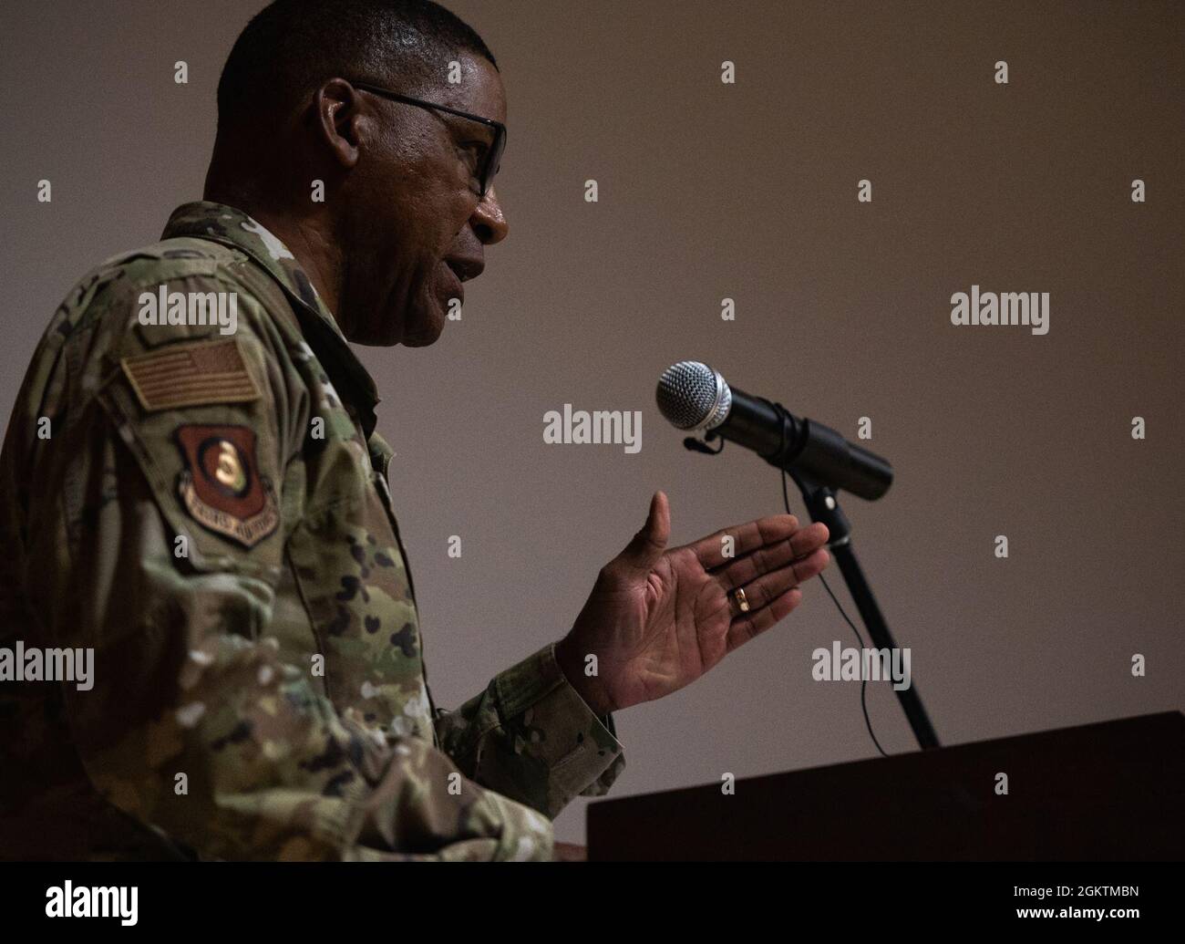 U.S. Air Force Maj. Gen. Randall Reed, Third Air Force commander ...