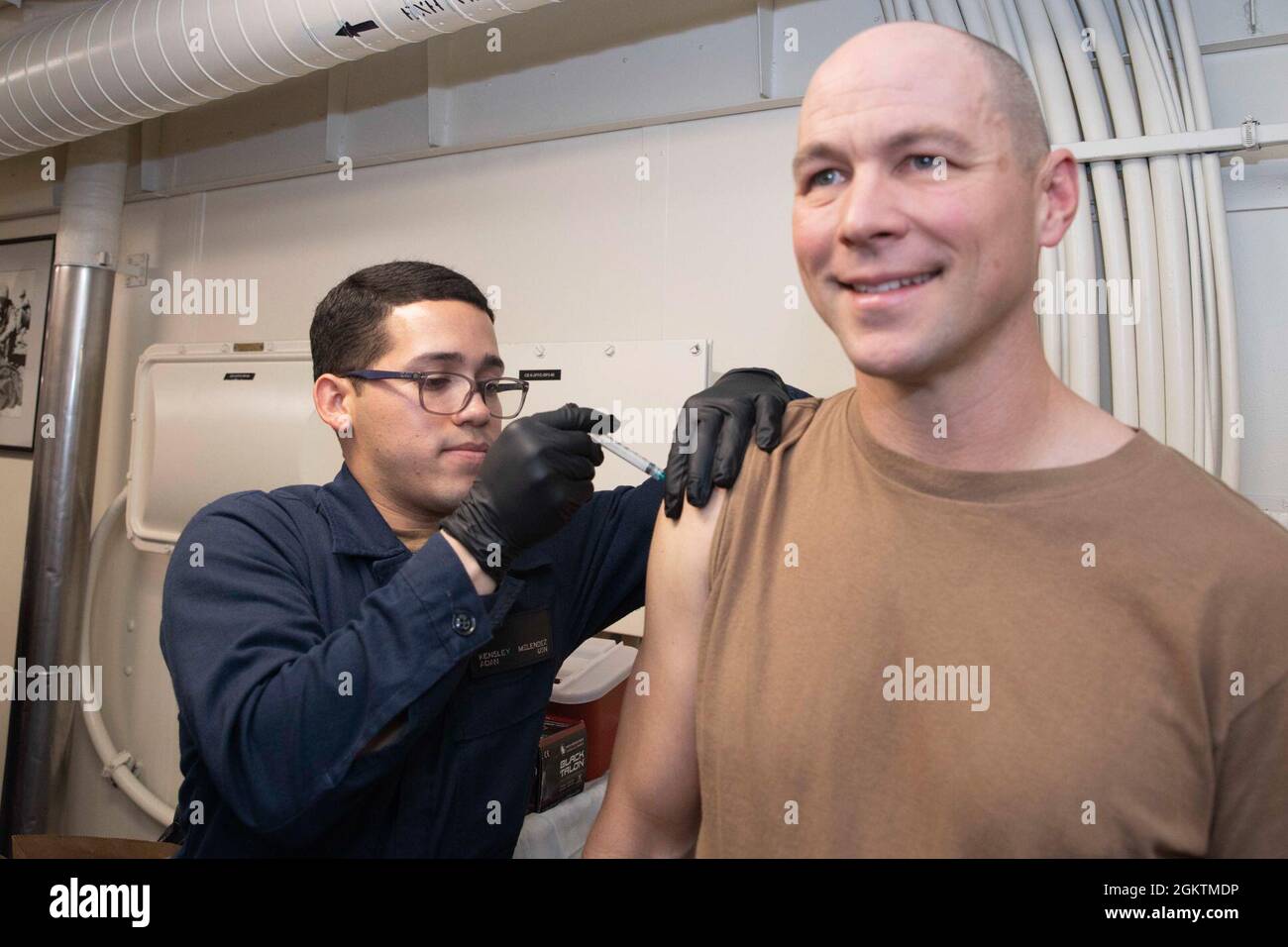 RED SEA (June 30, 2021) Aviation Ordnanceman Airman Kensley Melendez ...