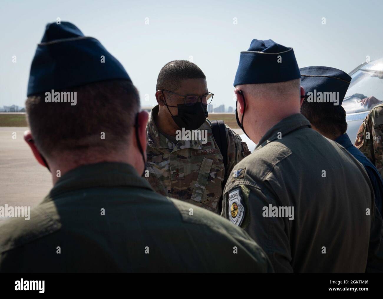 39th Air Base Wing and 10th Tanker Base Command leaders greet U.S. Air ...
