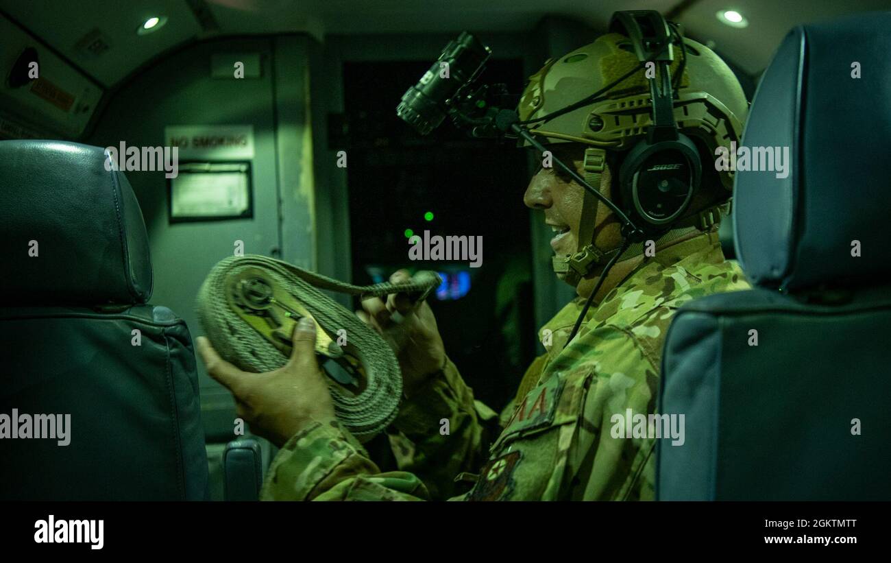 U.S. Air Force Master Sgt. Brian Schultz, a combat aviation advisor ...