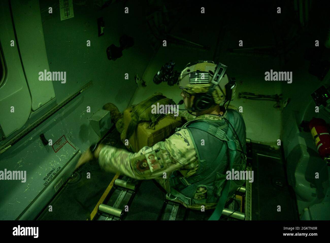 U.S. Air Force Tech. Sgt. Christopher Hancock, a combat aviation ...