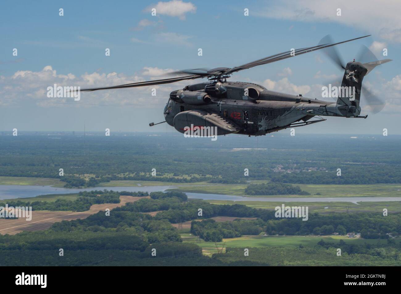 210630-N-CO784-0369 NORFOLK (June 30, 2021) An MH-53E Sea Dragon ...