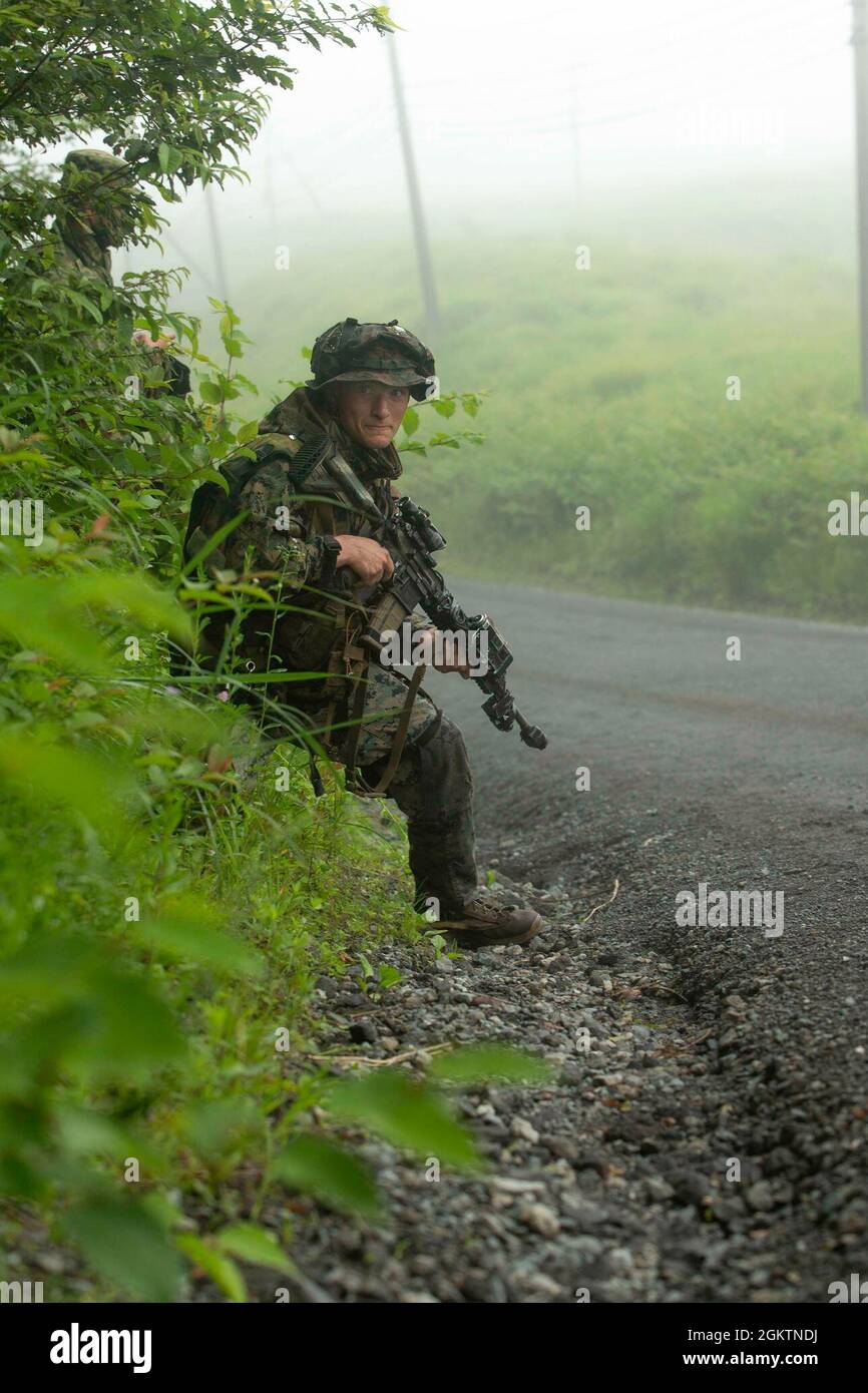 U.S. Marine Corps Cpl. Ryan Watts, a rifleman with 2d Battalion, 2d ...