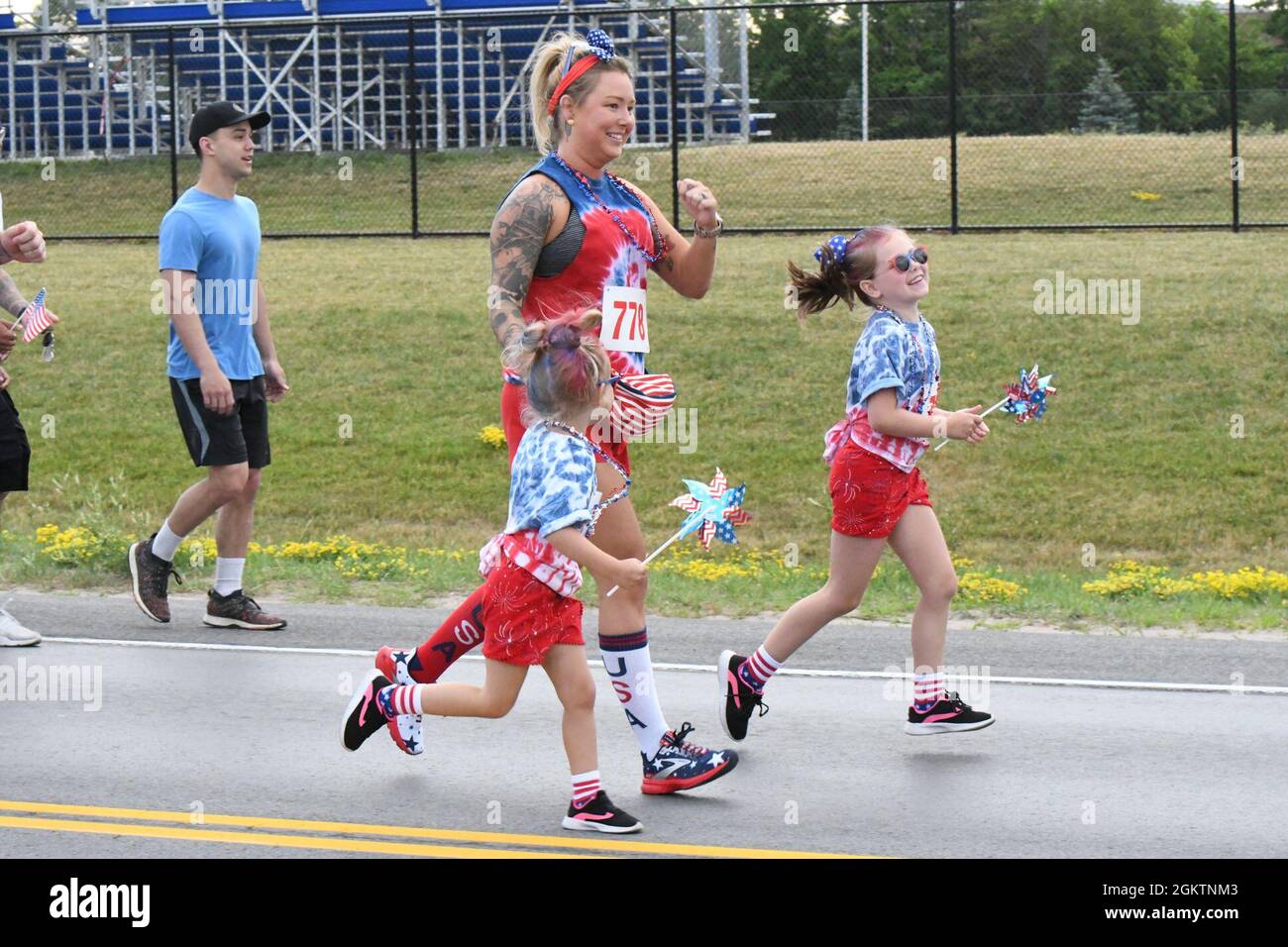 Nearly 500 Fort Drum community members gathered outside Magrath Sports ...