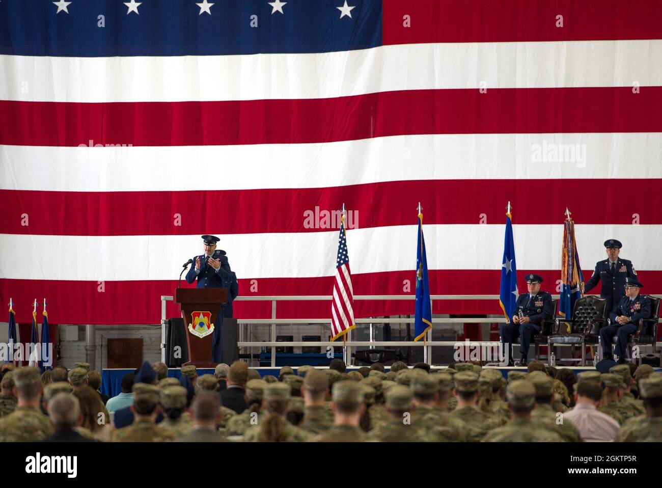 U.S. Air Force Col. Chris Robinson, 375th Air Mobility Wing commander ...