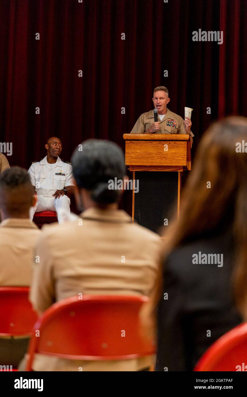 U.S. Marine Corps Brig. Gen. William J. Bowers, commanding general of ...