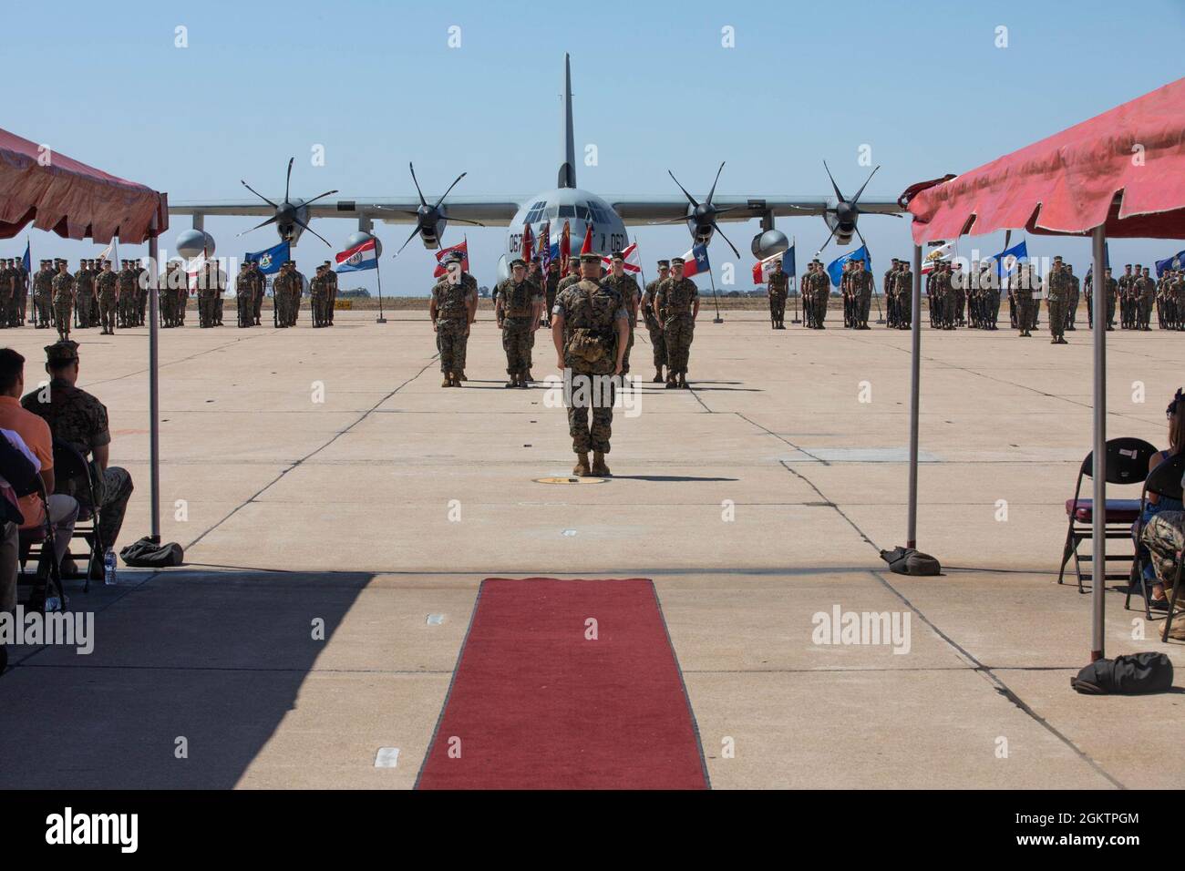 U.S. Marine Corps Col. Scott M. Coltick, outgoing commanding officer of ...