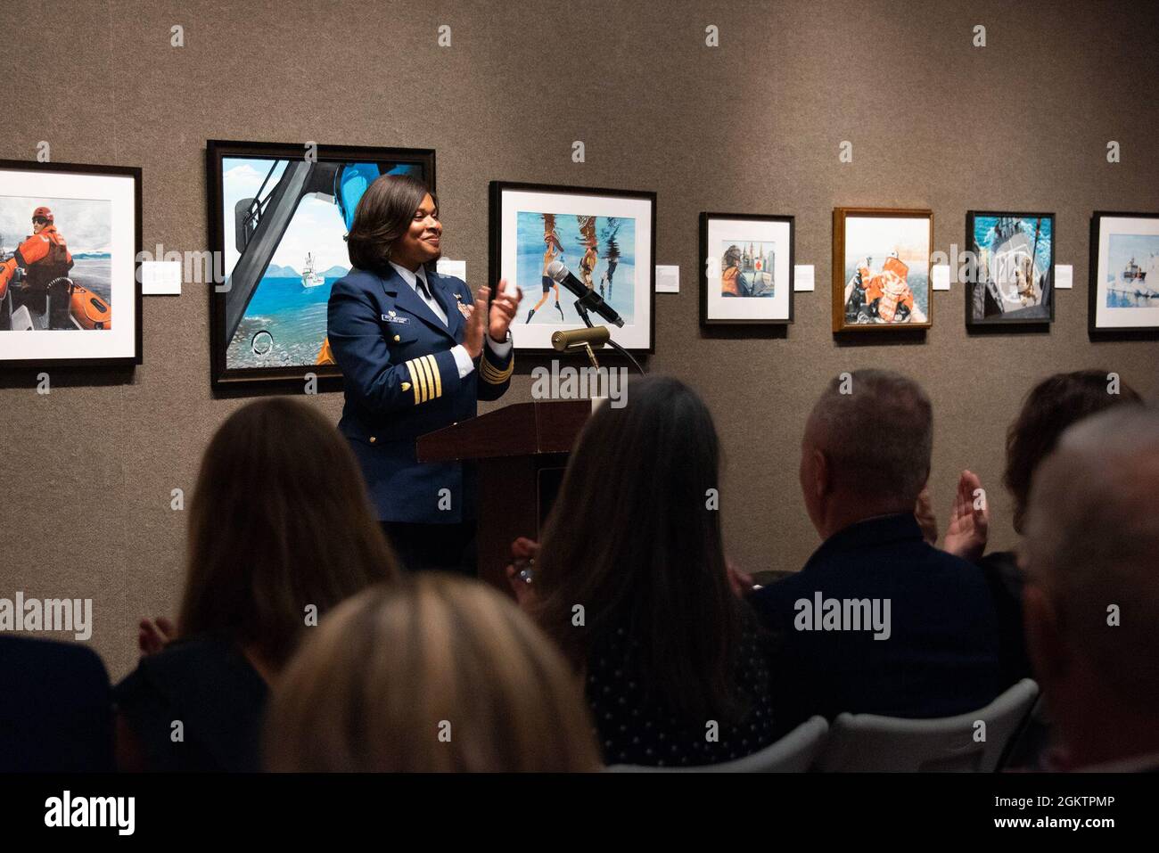 Capt. Zeita Merchant, Coast Guard Sector New York commanding officer ...