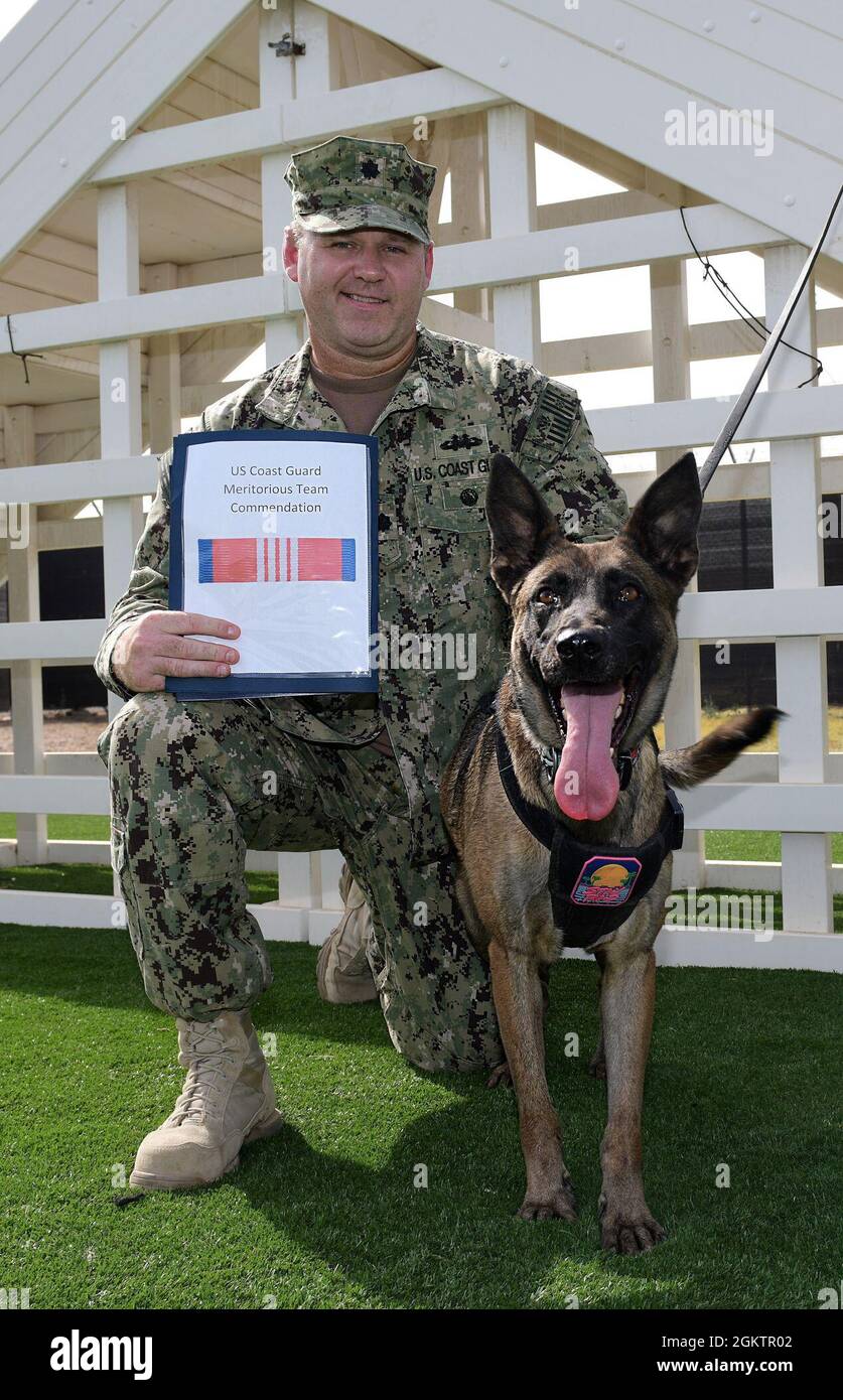 CAMP LEMONNIER (July 1, 2021) U.S. Coast Guard Cmdr. Benjamin Lehrfeld ...