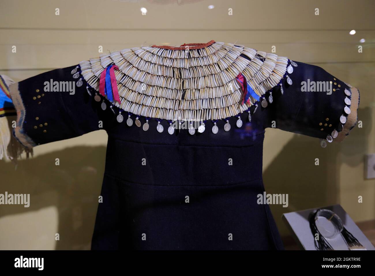 19th century "Trade Cloth" for Northern Plains Indian tribes display in ...