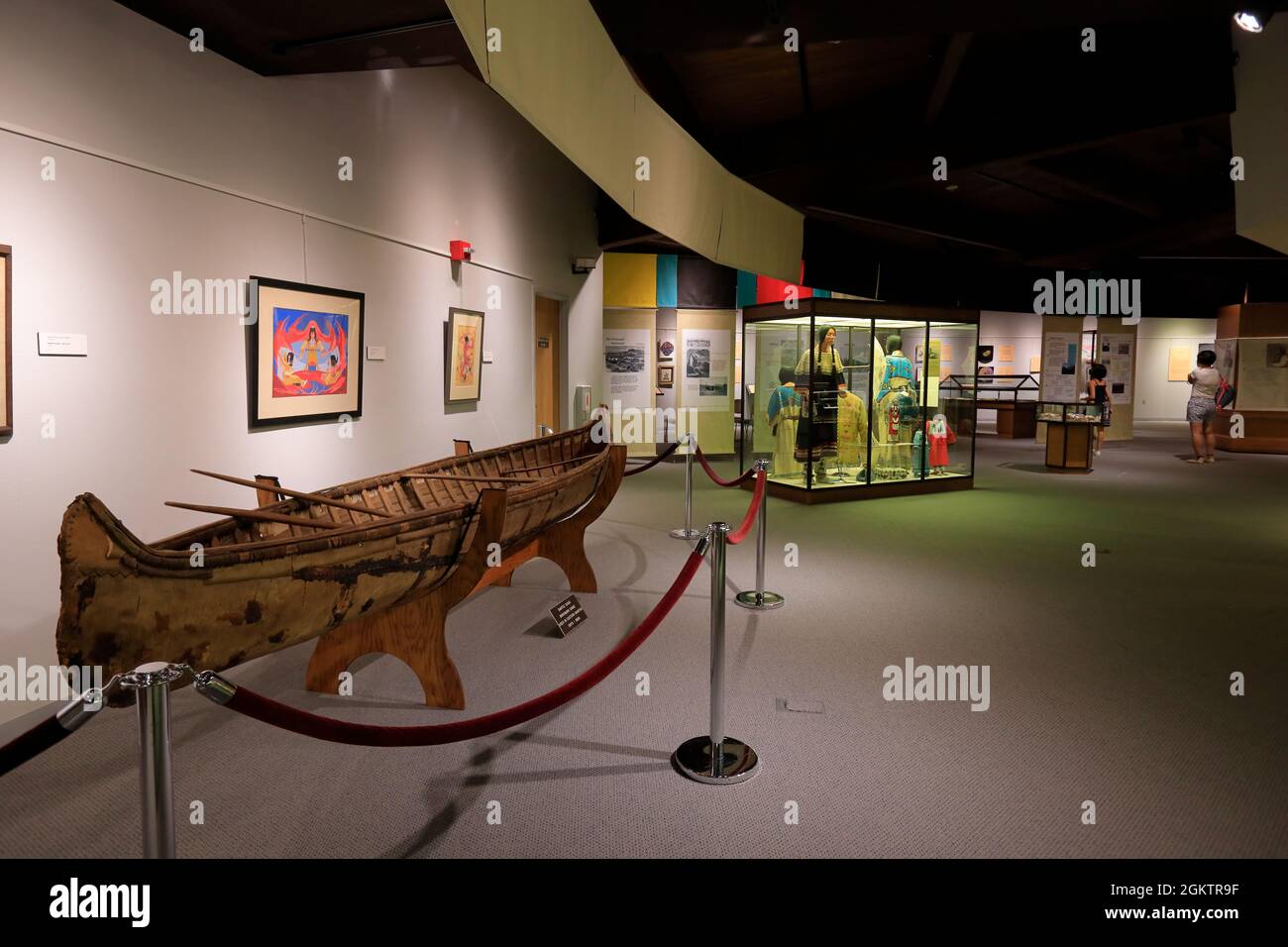 Santee Sioux Birchbark Canoe used in Eastern Dakotas during 1870-1880 ...