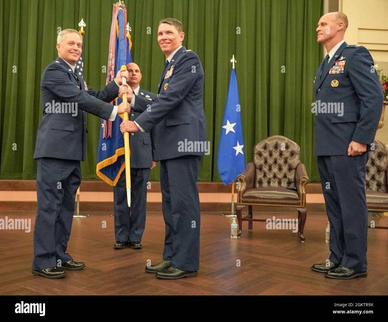 Col. James Hewitt assumes command of the 688th Cyberspace by taking the ...