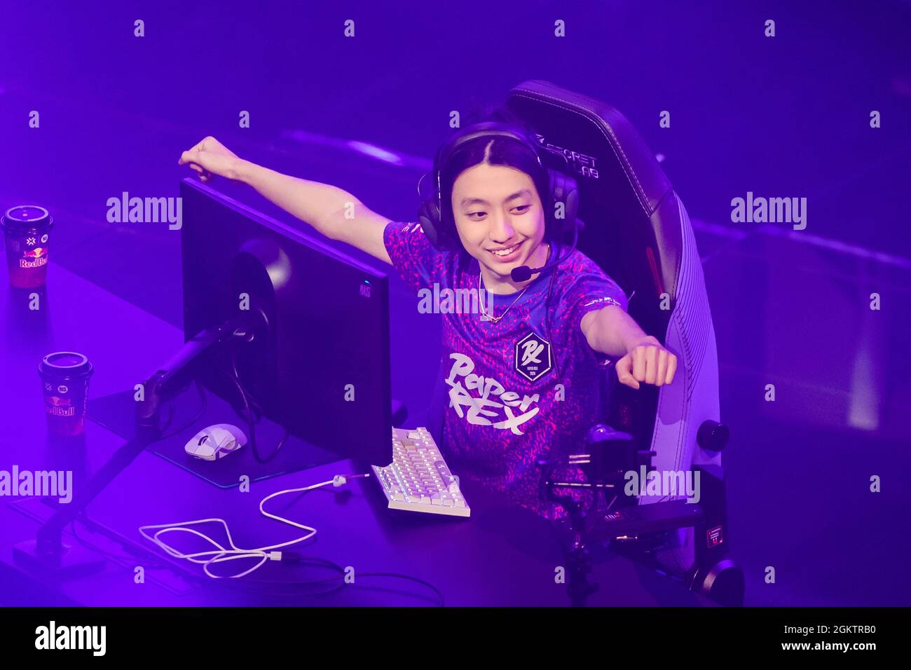 Berlin, Germany. 15th Sep, 2021. Jason "f0rsakeN" Susanto of Team Paper ...