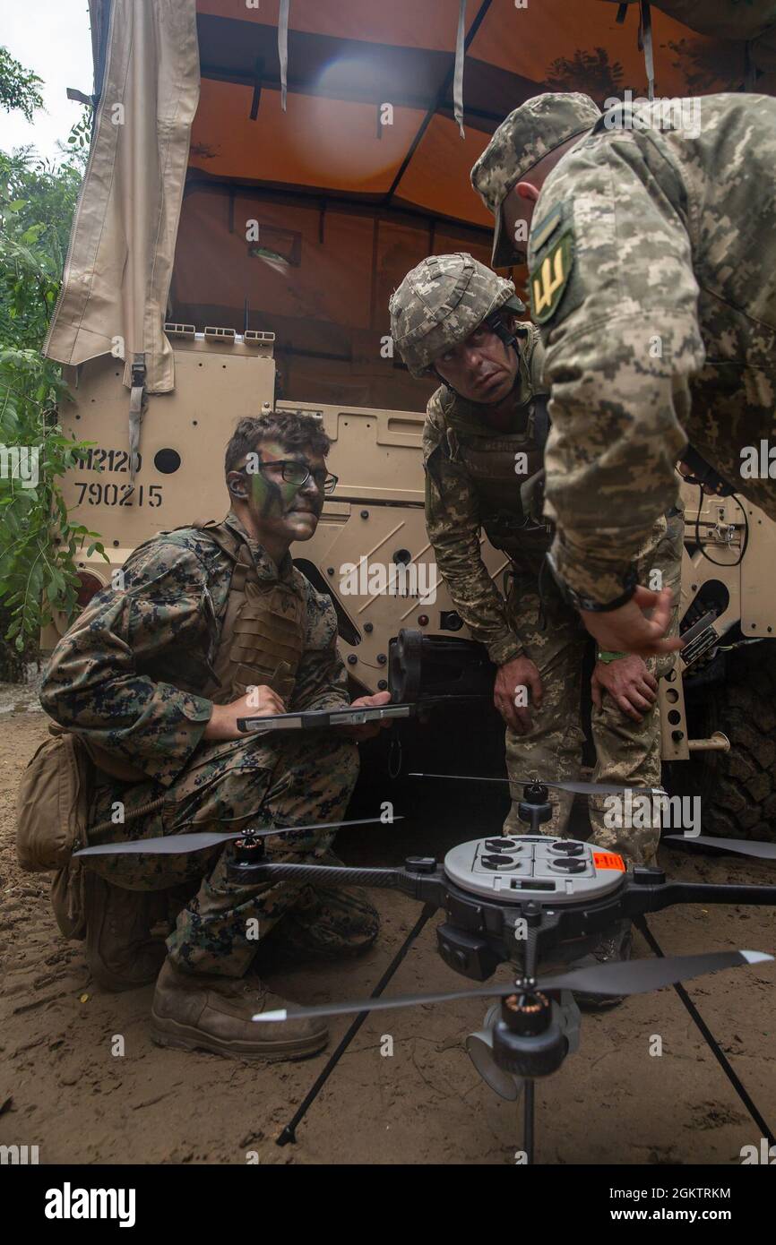 A U.S. Marine with Alpha Company, 1st Battalion, 6th Marine Regiment ...