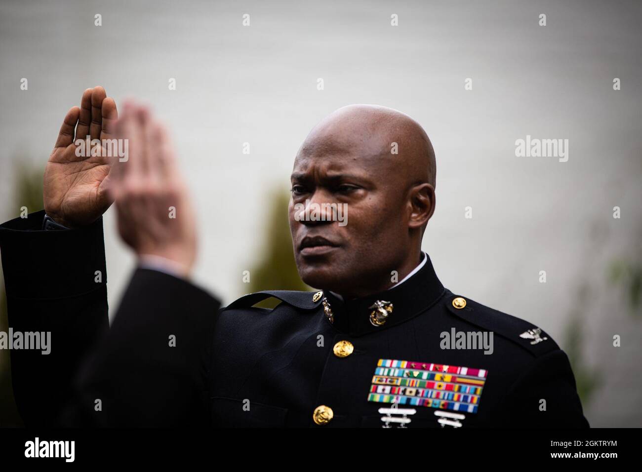 U.S. Marine Brig. Gen. Anthony Henderson, Deputy Commanding General of ...