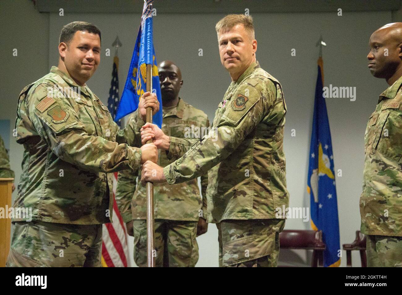 U.S. Air Force Col. Joseph Vanoni, 43rd Air Mobility Operations Group ...