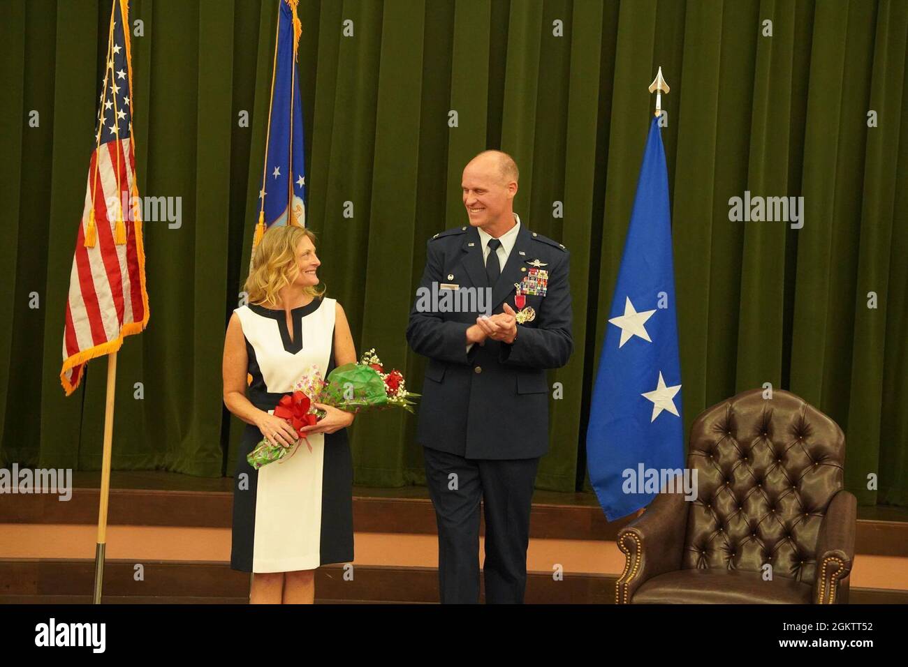 Col. Steven Anderson, former 688th Cyberspace Wing commander’s wife ...