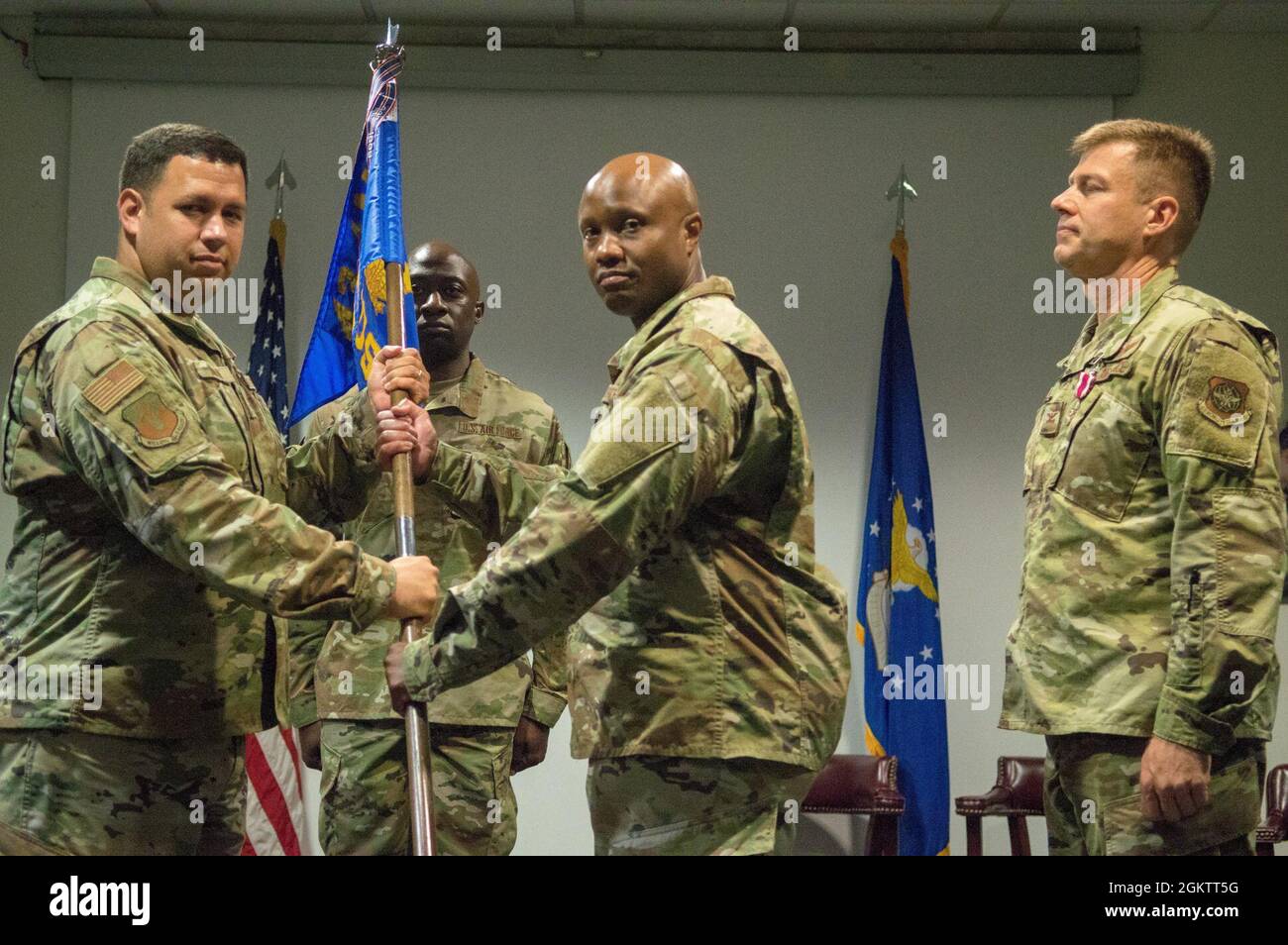 U.S. Air Force Col. Joseph Vanoni, 43rd Air Mobility Operations Group ...