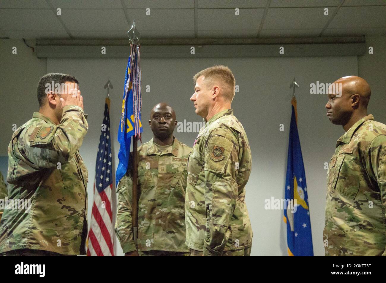 U.S. Air Force Col. Joseph Vanoni, 43rd Air Mobility Operations Group ...