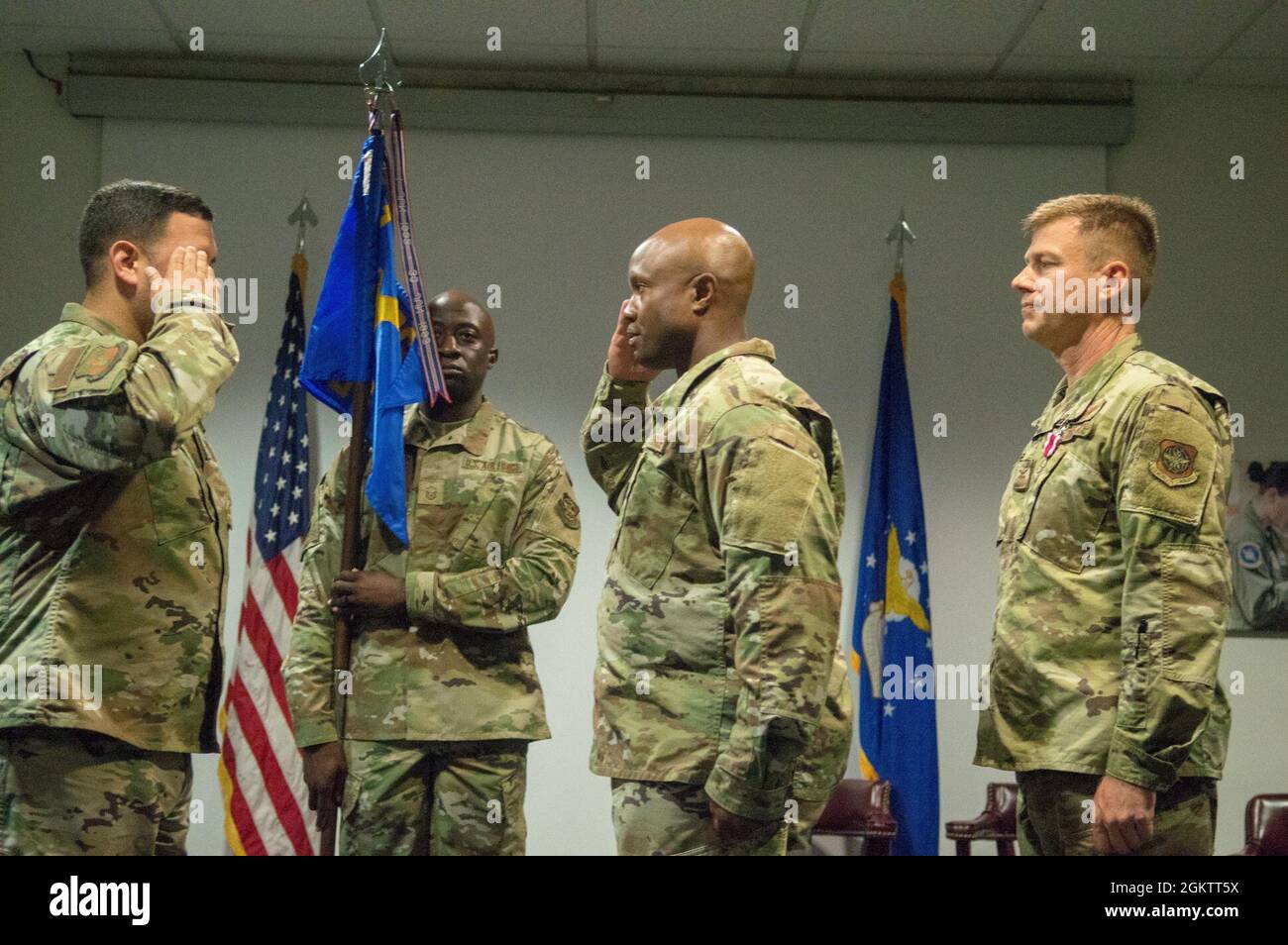 U.S. Air Force Col. Joseph Vanoni, 43rd Air Mobility Operations Group ...