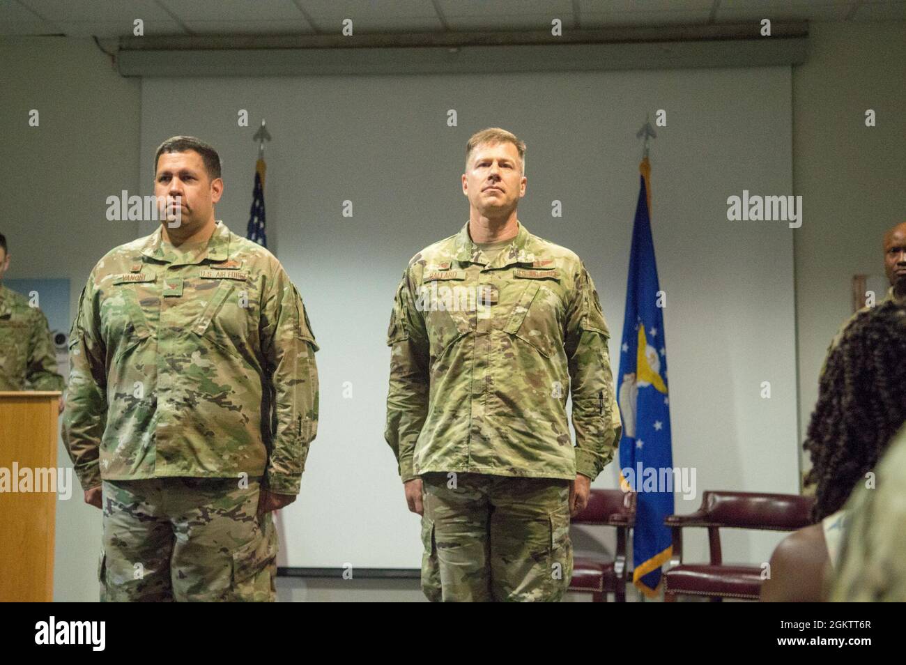 U.S. Air Force Col. Joseph Vanoni, 43rd Air Mobility Operations Group ...