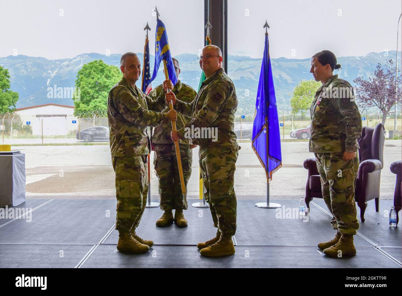 U.S. Air Force Col. Christopher Busque, 31st Mission Support Group ...
