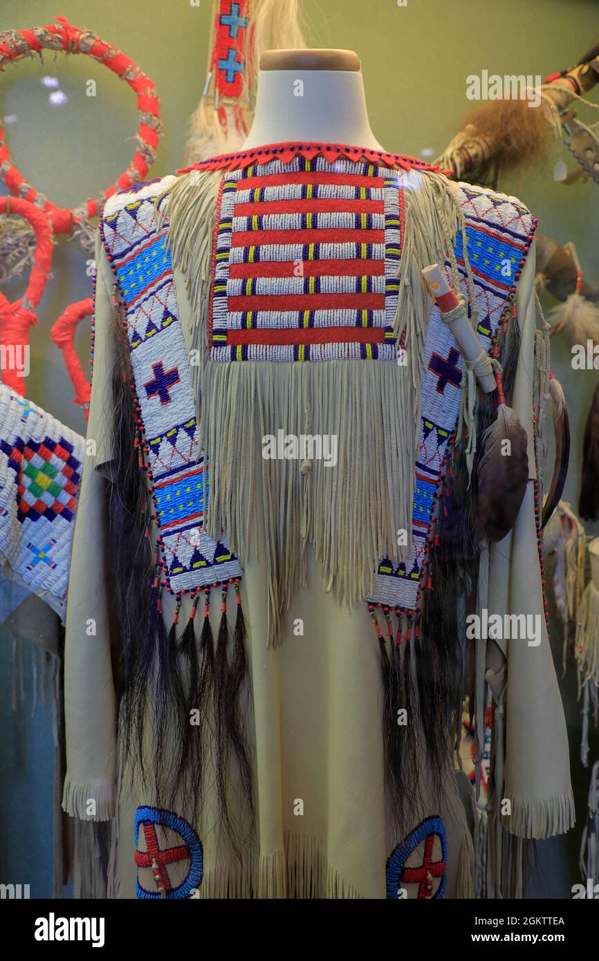 Eagle Horse's clothing and ceremonial artifacts display in St.Joseph's ...