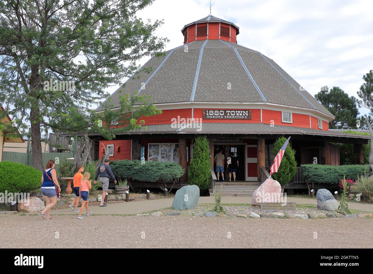 The entrance building of South Dakota's Original 1880 Town.Midland ...